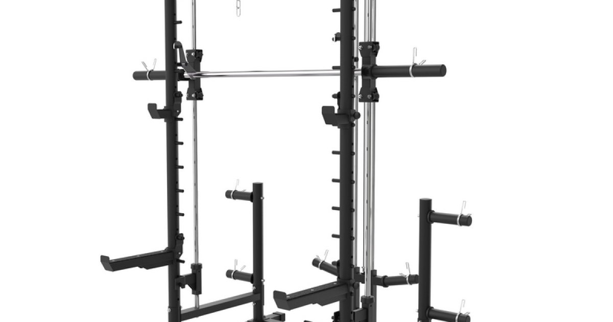 WLX 90 Smith machine, squat stand, pulley alto e basso